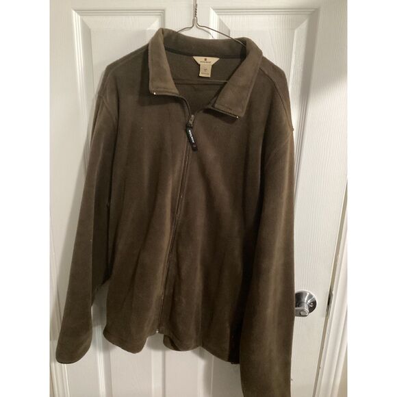 Woolrich | Jackets & Coats | Vintage Woolrich Fleece Jacket Xl Brown ...